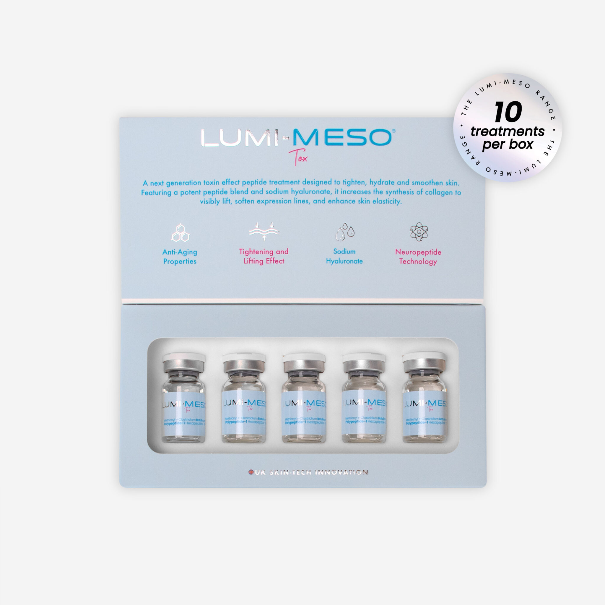 LUMI-MESO TOX - 5x5ml vials (10 treatment pack) - Filler Direct